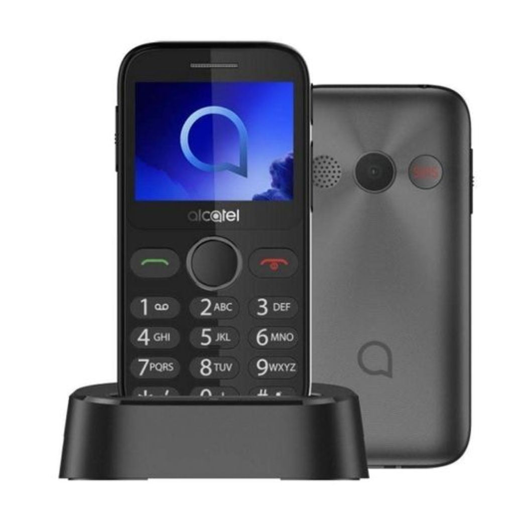 Alcatel 2020X Single Sim Metallic Gray 2G Feature Phone – ManCaveSA