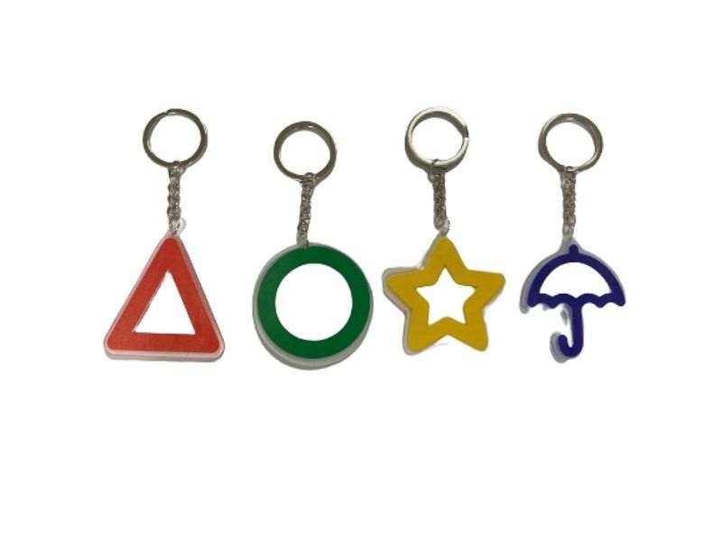 Squid Game Keyring- Dalgona Cookie- Circle – ManCaveSA