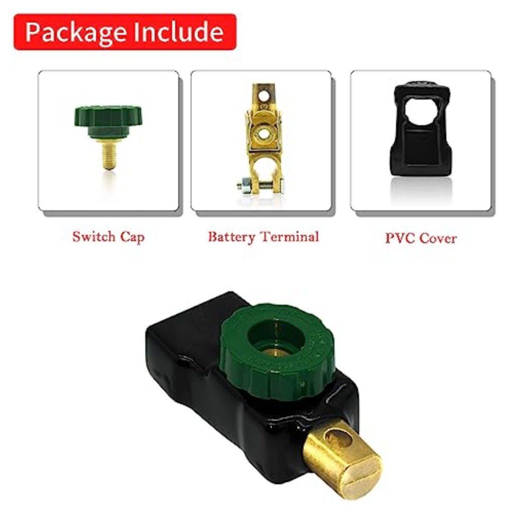 Battery Disconnect Switch with PVC Insulation Cover CAB – Man Cave