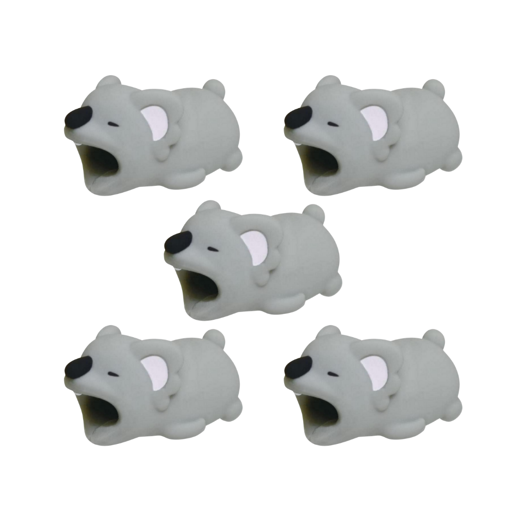 Phone Cable Protector- Identifier - Koala - 5 Pack – Man Cave