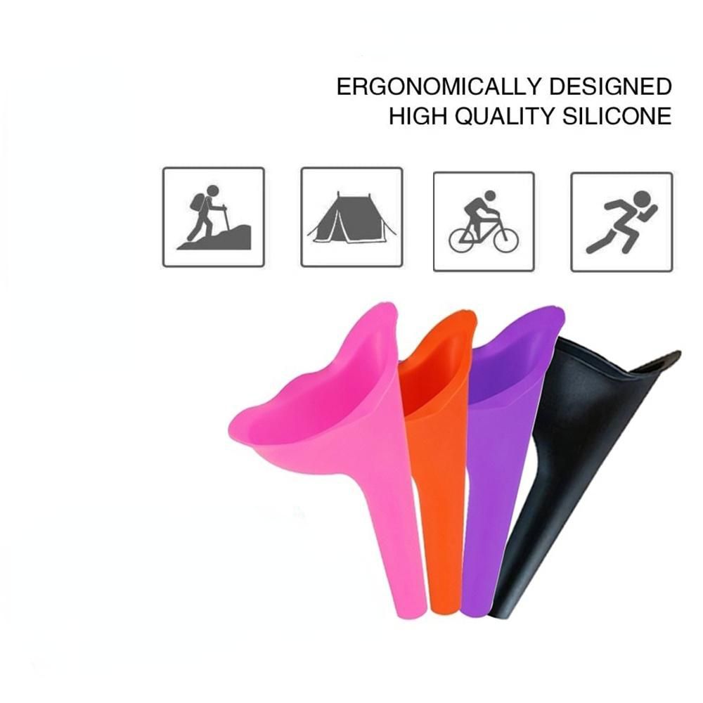 Female Portable Outdoor Travel Silicone Urination Funnel - Purple ...