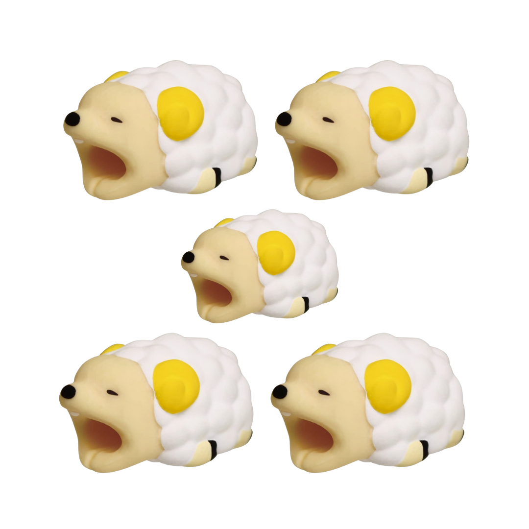Phone Cable Protector- Identifier - Sheep - 5 Pack – ManCaveSA