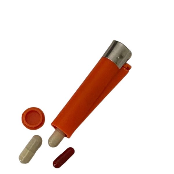 Secret Stash Lighter- Perfect stash Hiding Container Purple - Orange ...