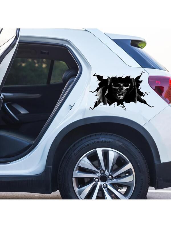 Silent Skeleton Pattern Car sticker – ManCaveSA
