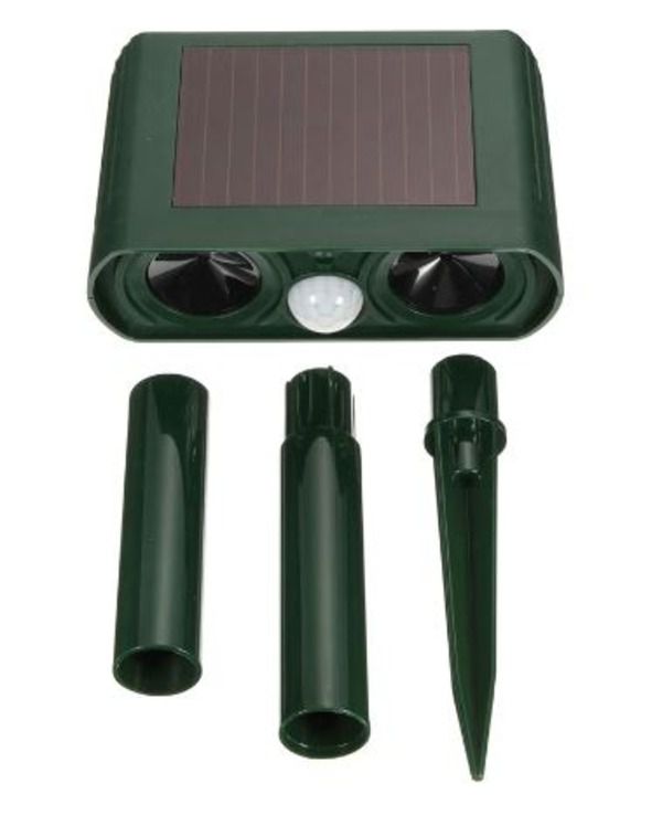 Solar Yard Gard Ultrasonic Solar Powered Motion Activated Animal Repel ...