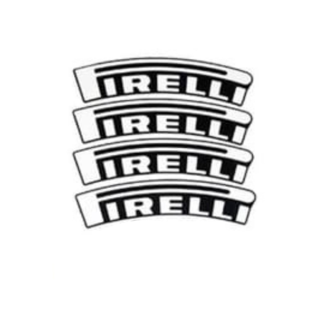Tiremagic Tyre Lettering Stickers (Pack of 8) - Pirelli – Man Cave