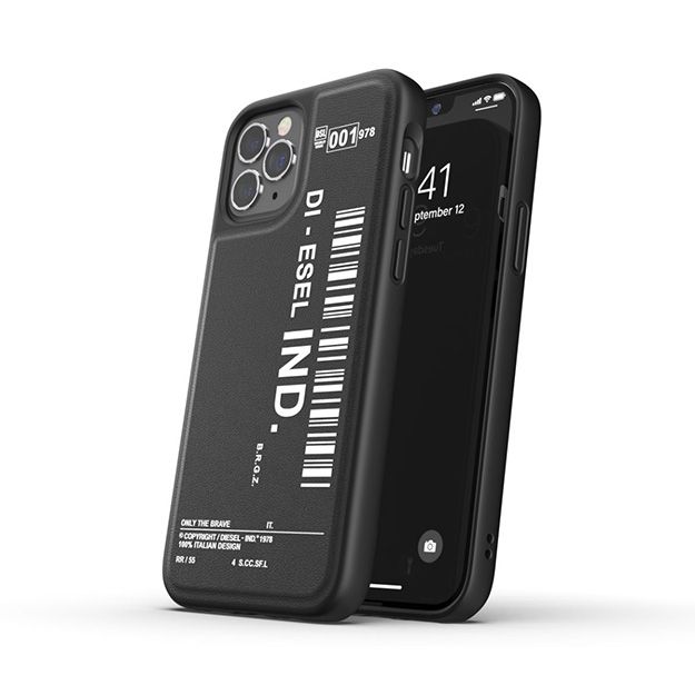 Diesel Core Barcode Case For iPhone 12 & iPhone 12 PRO - Black – ManCaveSA