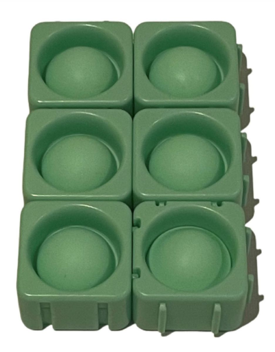 Fidget- Build-a-Pop it - Creative Modular Pop its - Light Green – ManCaveSA